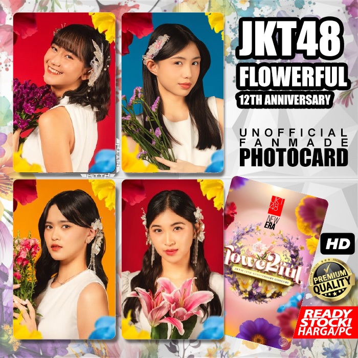 Jual Photocard Flowerful 12th Anniversary JKT48 Unofficial Photo Card ...