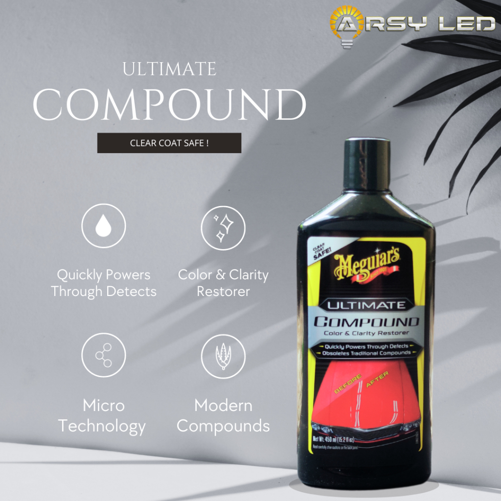Jual Meguiars Meguiar's Ultimate Compound Kompon Baret body mobil motor ...