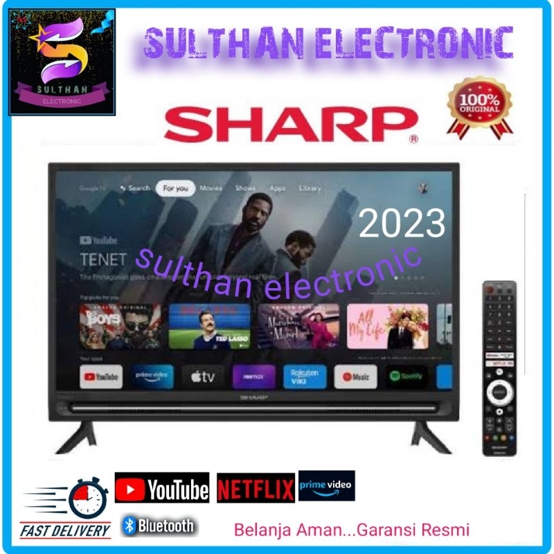 Jual SHARP LED 2t-C42EG1i GOOGLE TV 42 INCH | ANDROID TV 42 NEW MODEL 2023 | Shopee Indonesia