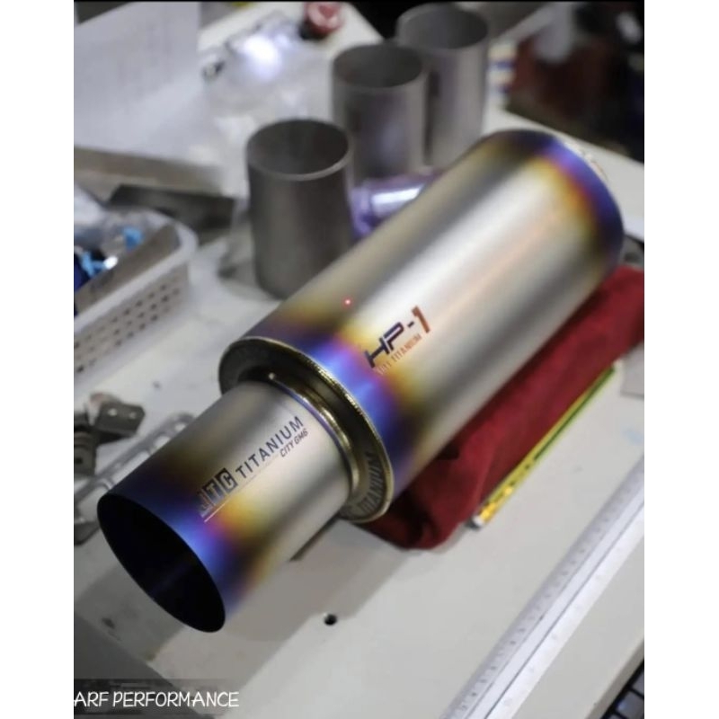 Jual knalpot mobil JTC TITANIUM HP-1 ( replika ) ORIGINAL arf ...