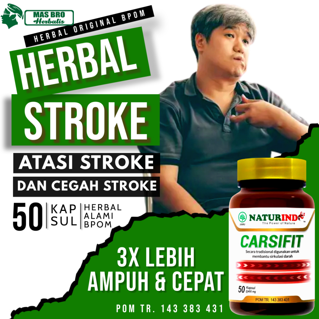 Jual Obat Stroke Paling Ampuh Hemoragik Iskemik Mati Rasa Lumpuh ...