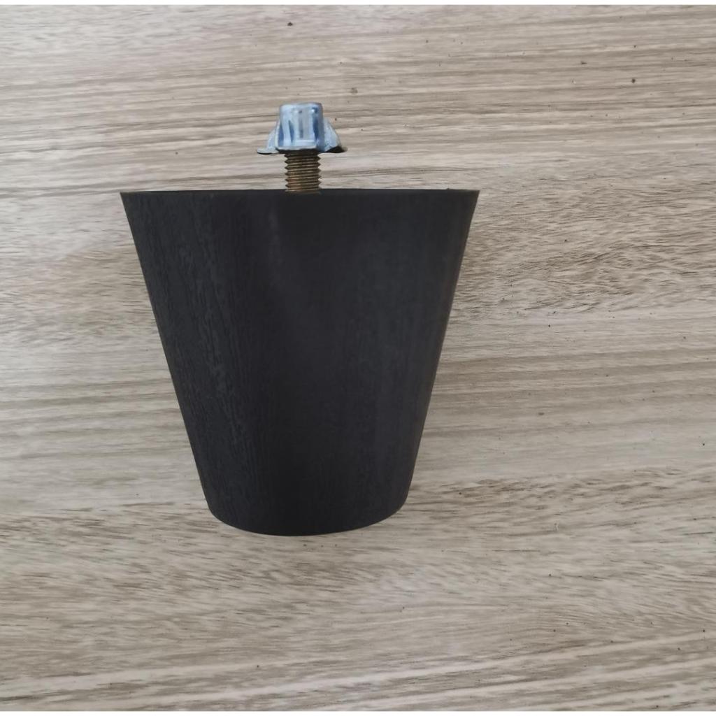 Jual 4Pcs Kaki Springbed Kerucut 7 cm Hitam Untuk Spring Bed Sofa Kursi ...