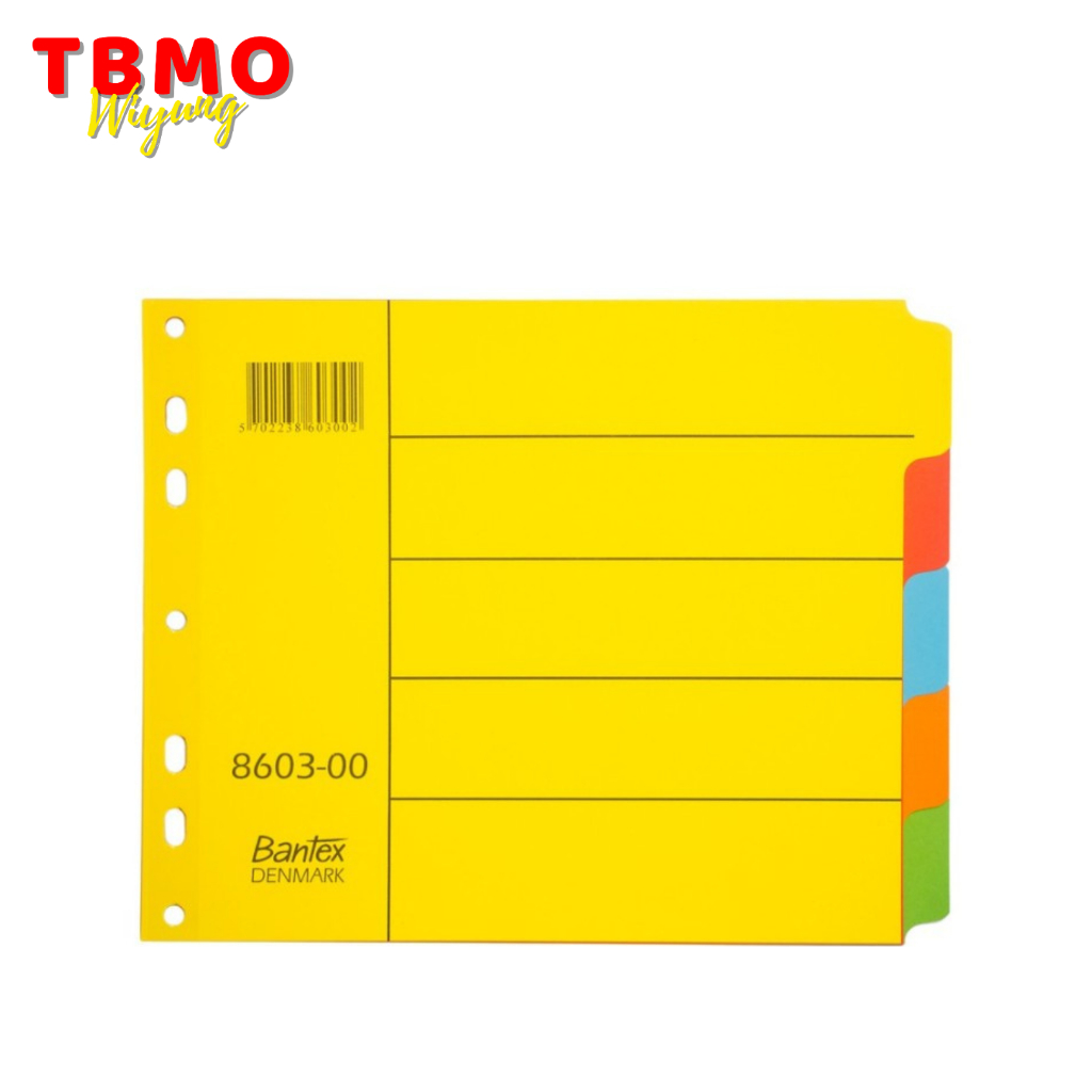 Jual TBMO Bantex Cardboard Divider Binder / Ordner 180x215mm 8603 00 ...