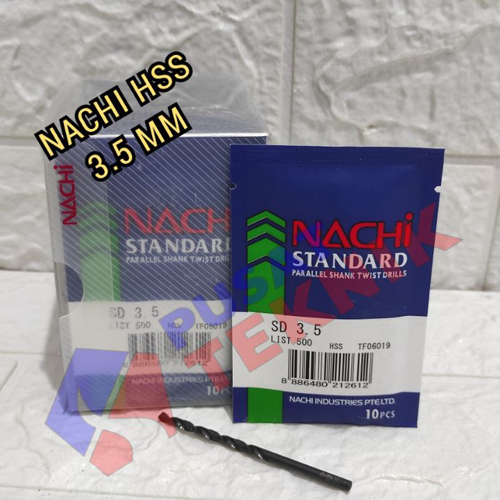 Jual TIPE BFM672 MATA BOR BESI NACHI HSS 3.5. MM - NACHI HSS 3.5 MM | Shopee Indonesia