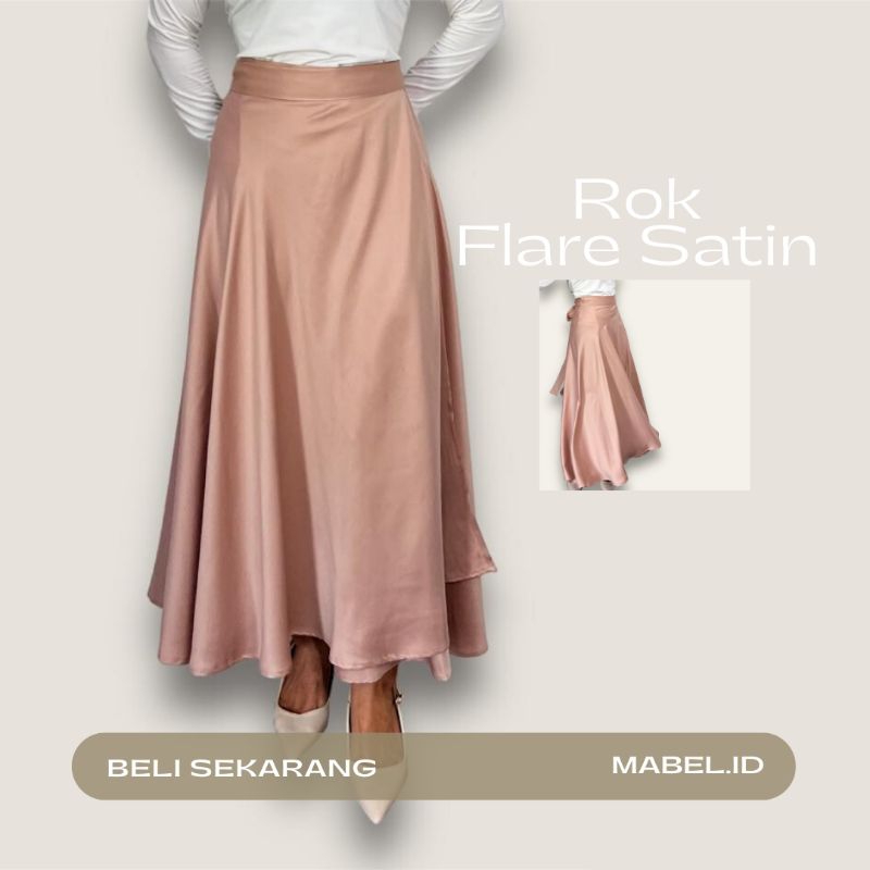 Jual Rok Lilit Satin Flare Ikat | Skirt Maxi | Shopee Indonesia