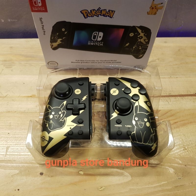 Jual Hori Split Pad Pro Pokemon Pikachu Black & Gold Nintendo Switch ...