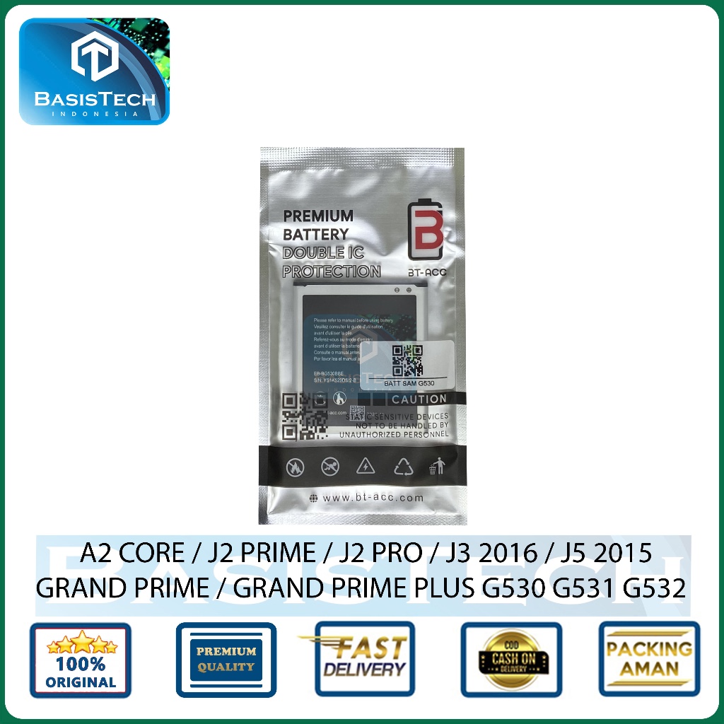 Jual BATERAI SAMSUNG A2 CORE J2 PRIME J2 PRO J3 2016 J5 2015 GRAND ...