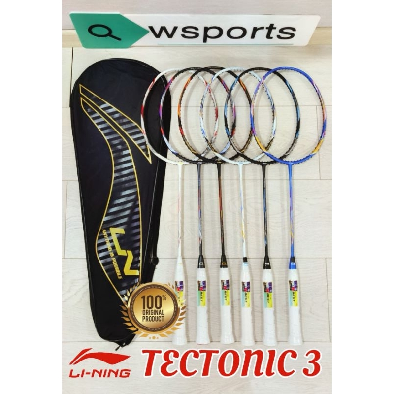 Jual Raket Badminton LiNing TECTONIC 3 3R Series Original | Shopee ...