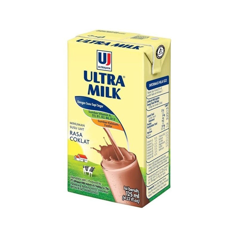 Jual Ultra Milk rasa cokelat 125 ml | Shopee Indonesia