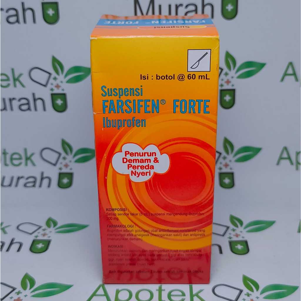 Jual Farsifen Forte Suspensi 60 ml - Sirup Ibuprofen Penurun Panas ...