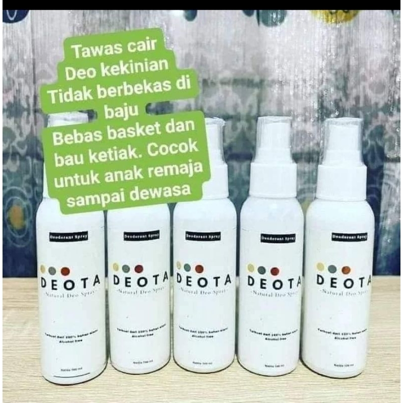 Jual 5 Botol Deota Deodorant Spray BPOM | Shopee Indonesia