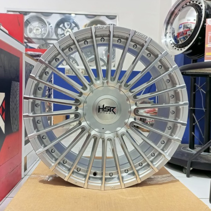 Jual Velg mobil R14 Wuling air ev Honda brio Agya avanza - HSR Amarasi silver | Shopee Indonesia