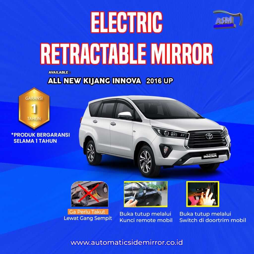 Jual Lipat Spion Otomatis Retract Folding Innova Reborn (Switch Single ...