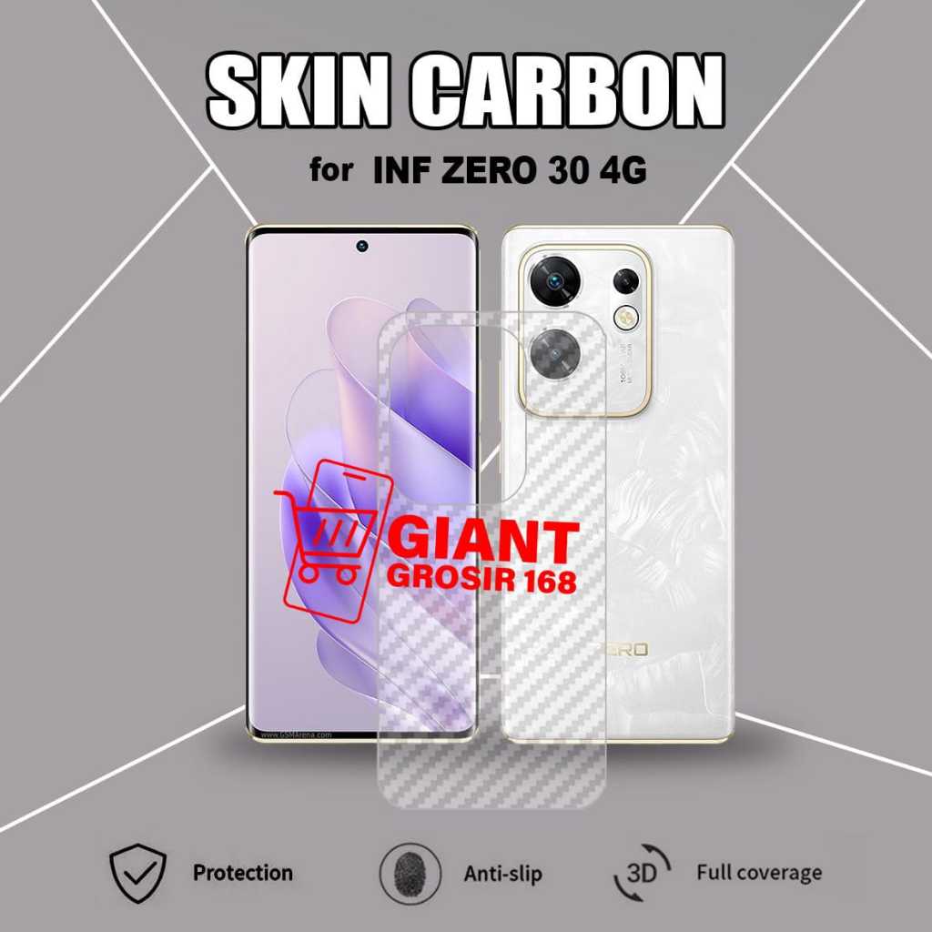 Jual INFINIX ZERO 30 4G SKIN CARBON TRANSPARAN ANTIGORES BELAKANG INFINIX ZERO 30 4G SC01 ...