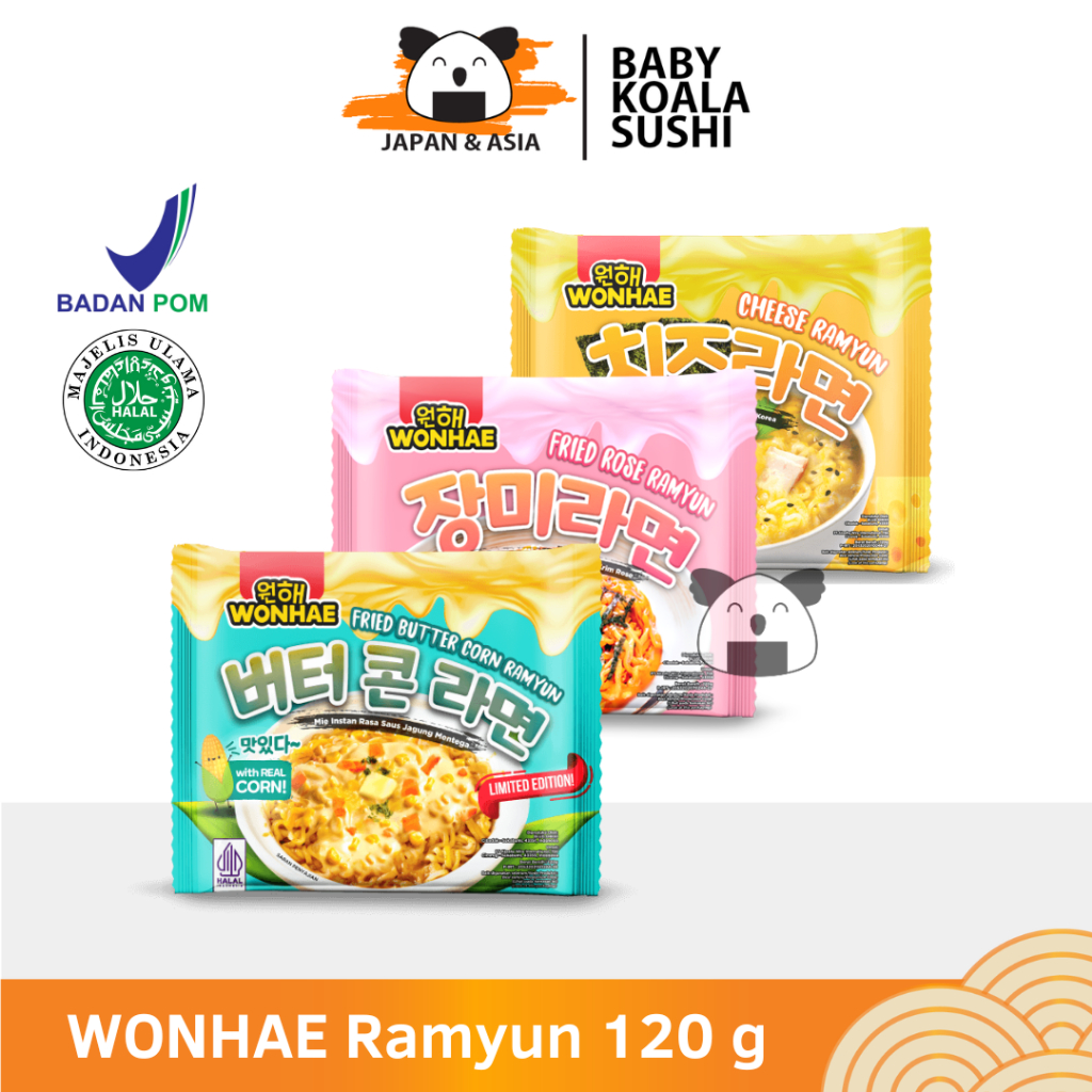 Jual WONHAE Korean Cheese Ramyun 120 g Halal | Mie Instan Ala Korea ...