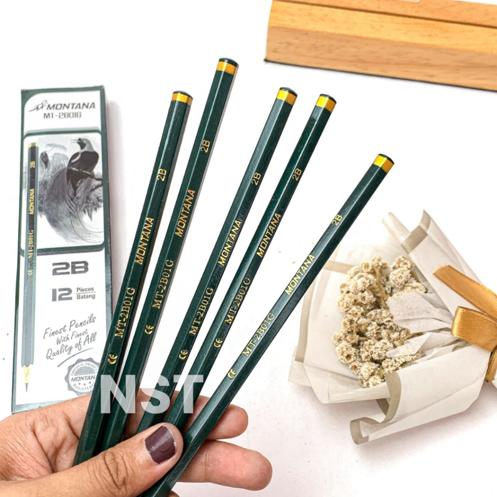 Jual Montana Pencil Pensil Montana Mt2b01 G 2b 12 Pcs Shopee