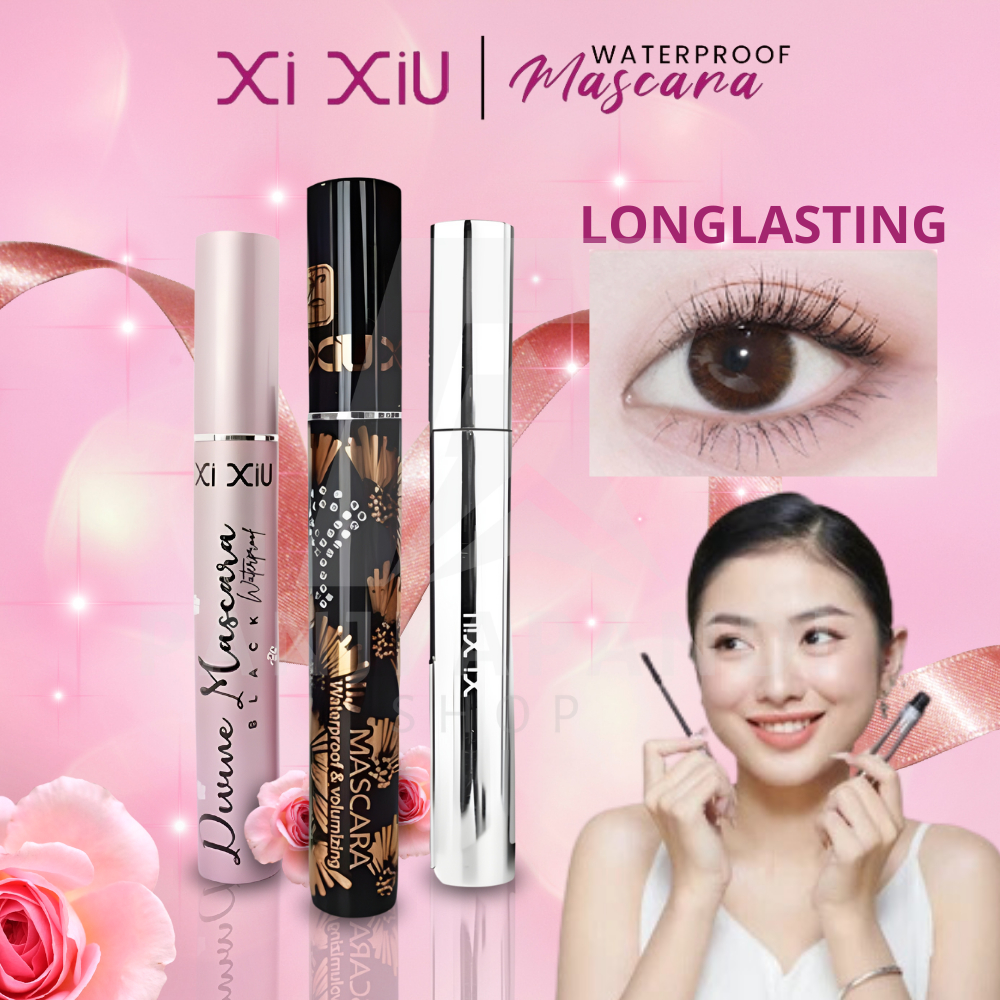 Jual Xi Xiu Mascara Waterproof Volumizing Divine Lovely Black BPOM | Maskara Tahan Lama ...