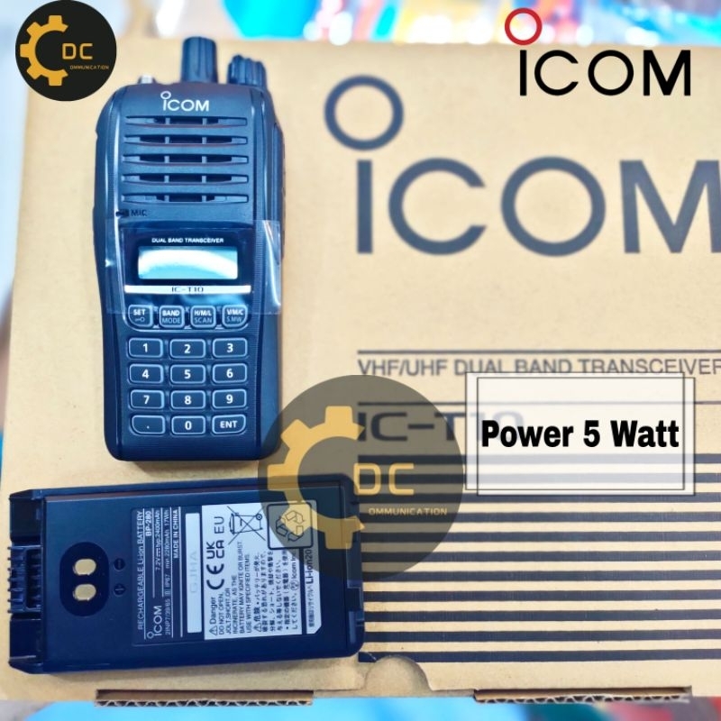 Jual HT Icom IC-T10 Frekuensi Dual Band VHF UHF Original Japan | Shopee Indonesia