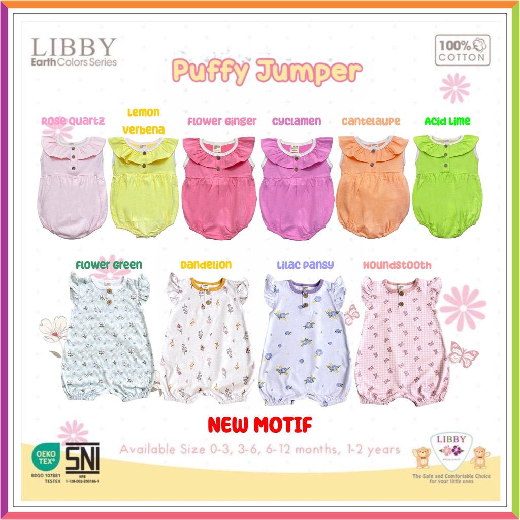Jual [ TERBARU ] LIBBY EARTH COLOR SERIES IVY RUFFLE & PUFFY JUMPER ...