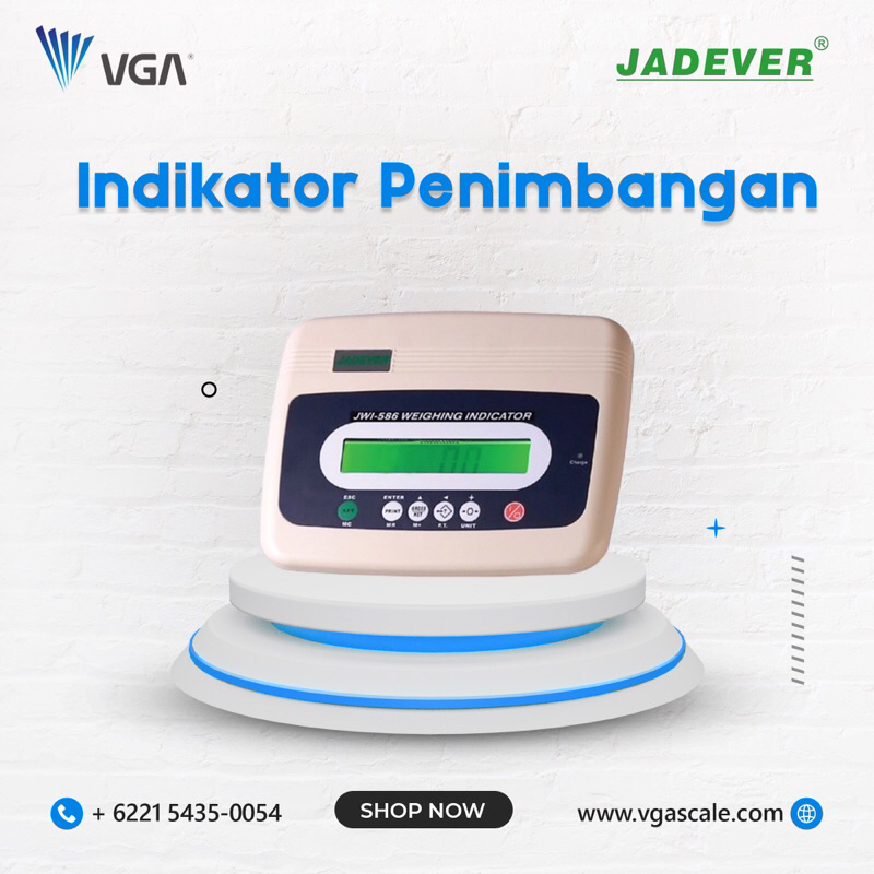 Jual TIMBANGAN DIGTAL / SCALE / INDIKATOR / INDICATOR JADEVER JWI 586 ...