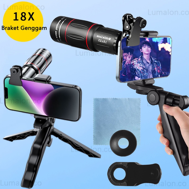 Jual 18X25 Lensa Kamera Zoom Cam Lensa Tele Telezoom Lens Kamera ...