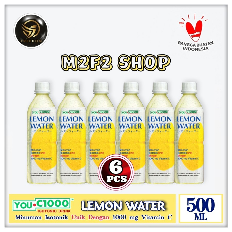 Jual YOU C1000 | C 1000 Isotonic Drink Lemon Water - 500 ml (Kemasan 6 ...