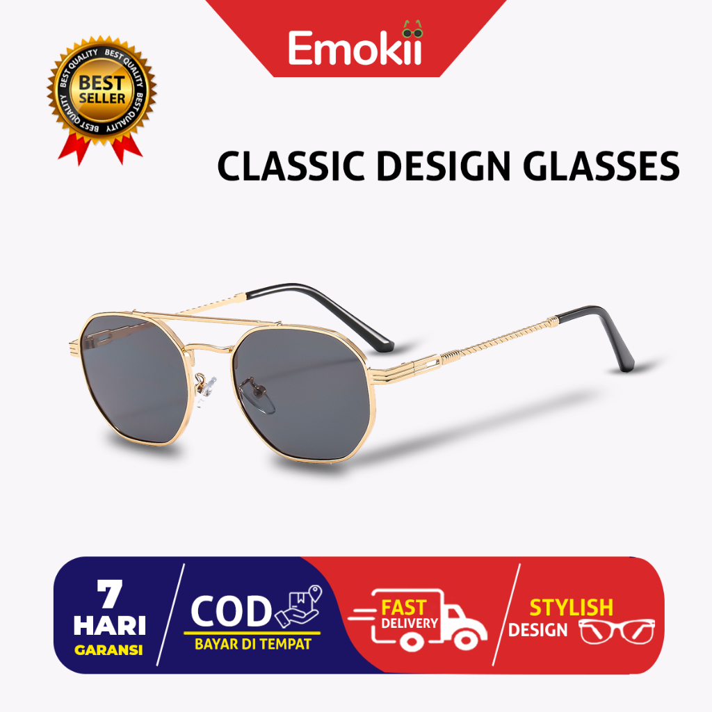 Jual Emokii Kacamata - Sophia Klasik - UV Protector 400 Sunglassses ...