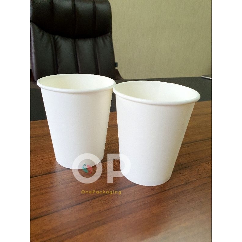 Jual Papercup 8oz/Papercup 6,5oz/Gelas Kertas/Gelas Kertas Sekali Pakai/Gelas kopi/Cup Kopi ...