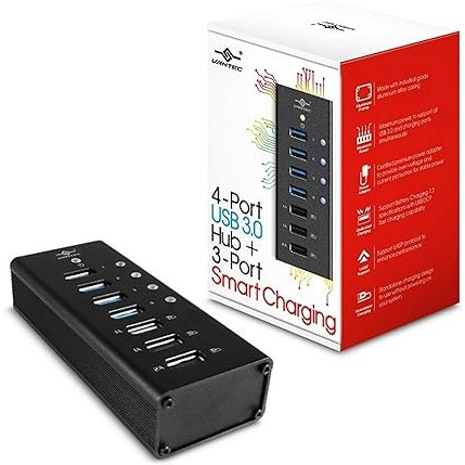 Jual Vantec 4 Port USB 3.0 Aluminum Smart Charging Hub (UGT-AH400U3-3C ...