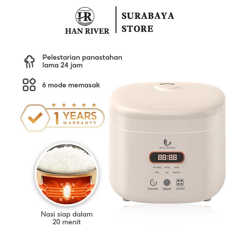 Jual HAN RIVER Rice Cooker 1.2L Magic Com Smart cooker Penanak nasi ...