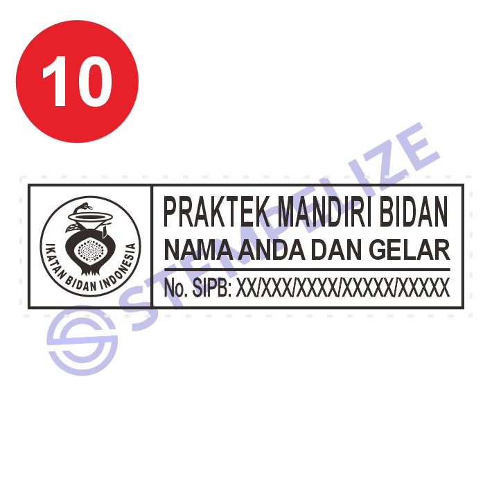 Jual Stempel Bidan Praktek Mandiri / Bidan Desa | Shopee Indonesia