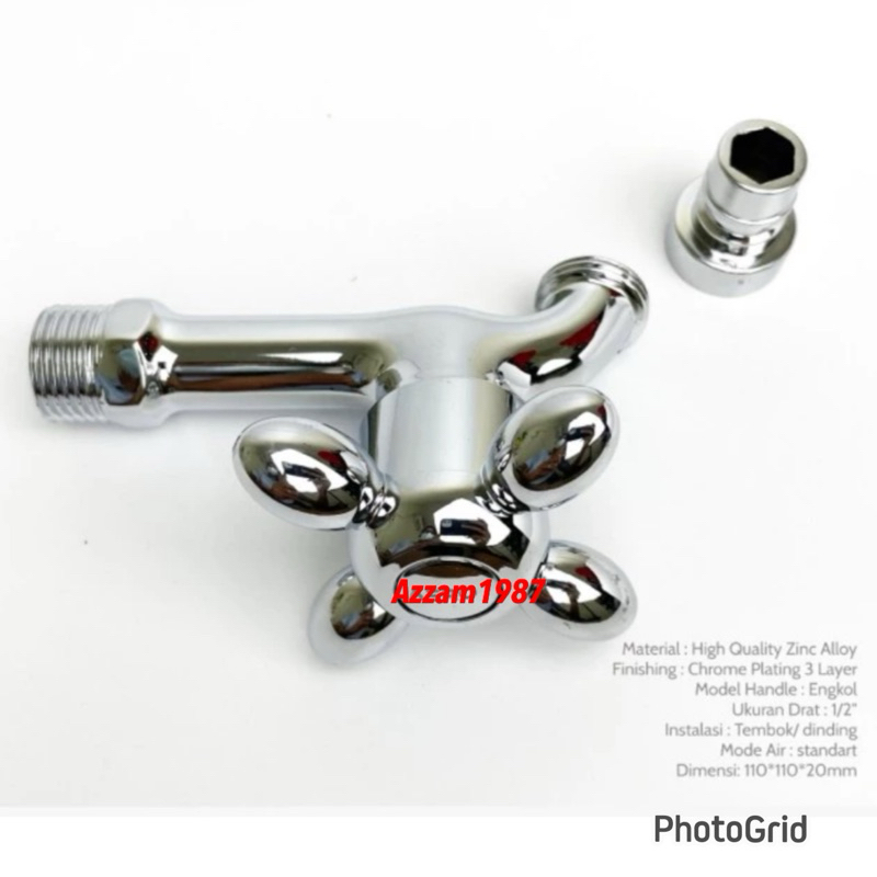 Jual kranz keran kran taman stainless/ KRAN AIR KRAN KAMAR MANDI 1/2 ...