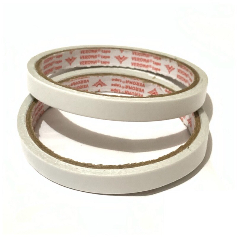 Jual Double Tape 12mm x 10yard Isolasi Bolak Balik Selotip Solasi ...