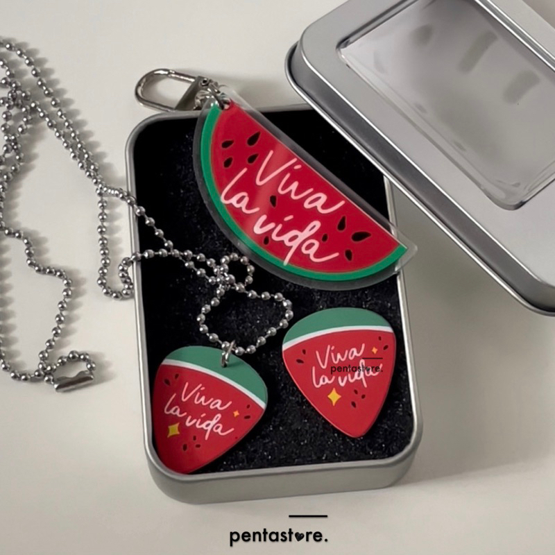 Jual [READY] Twinkling Watermelon Sugar Merch Viva La Vida Keychain ...