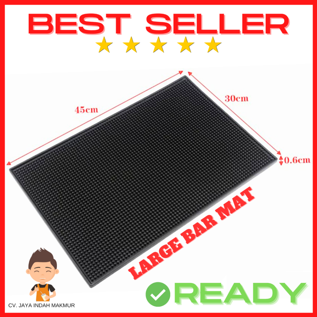 Jual Bar MAT Bartender Rubber Anti Slip / Tatakan Gelas Piring Meja Bar ...