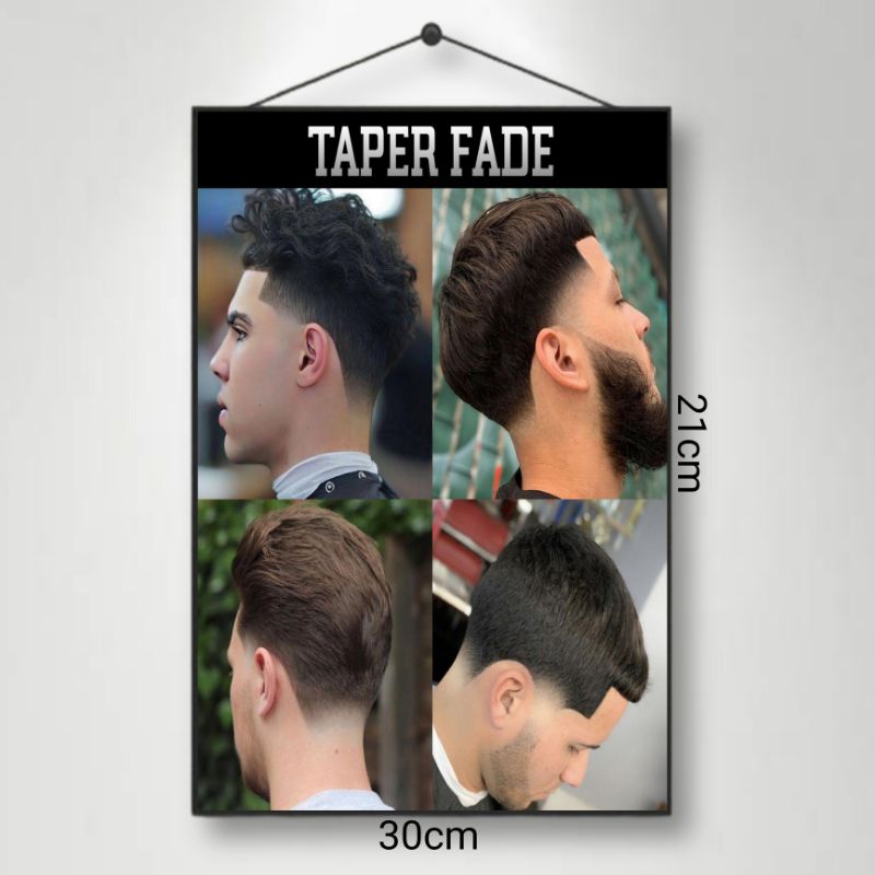 Jual POSTER MODEL RAMBUT PRIA 4PHOTO UK 21X30 SUDAH LAMINASI GLOSSY ...