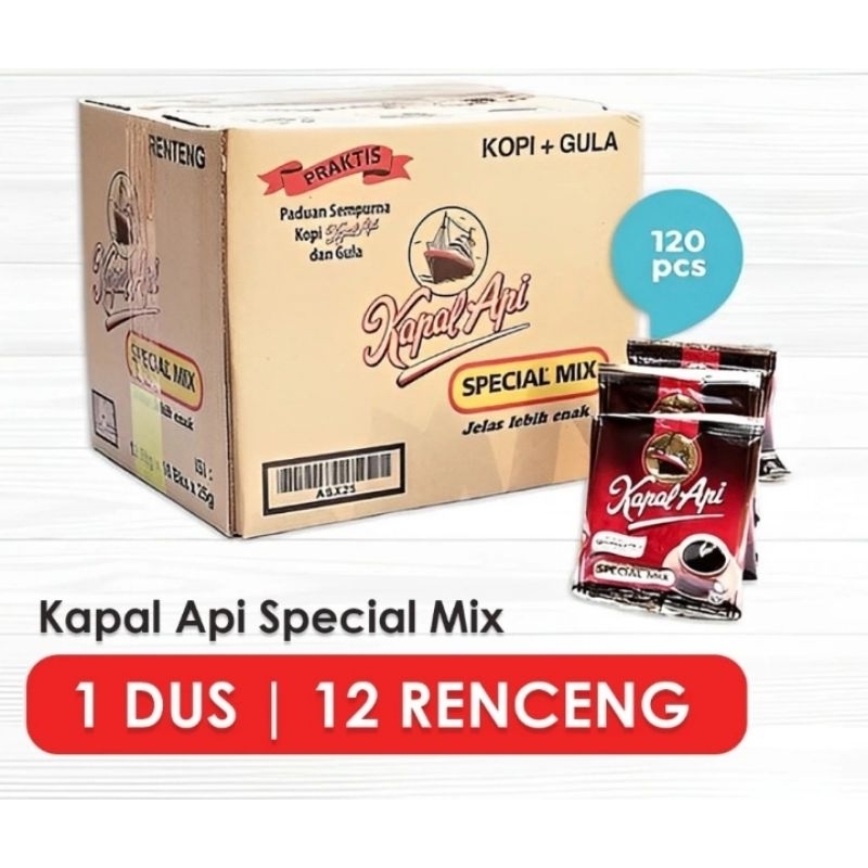 Jual INDOCAFE COFFEEMIX / KOPI KAPAL API SPECIAL MIX | Shopee Indonesia