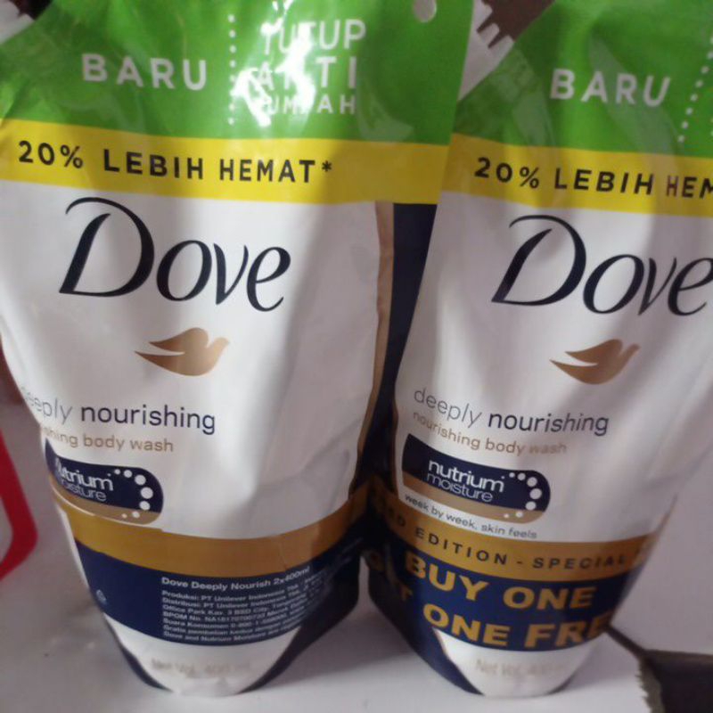 Jual Dove bodywash 400 Ml x 2 pcs expire 2026-2027 | Shopee Indonesia