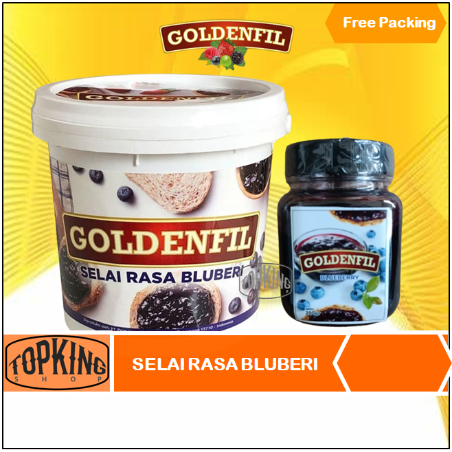 Jual Goldenfil Selai Blueberry Olesan Roti | Shopee Indonesia