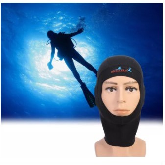Jual Hood Renang Scuba Diving Spearfishing Cap Hoodie Topi Selam ...