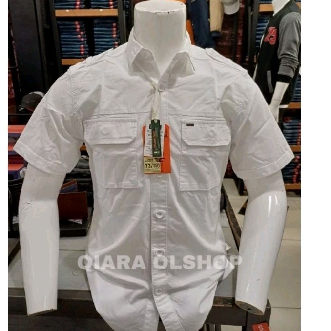 Jual KEMEJA CARDINAL CASUAL ORIGINAL REGULER PUTIH POLOS | Shopee Indonesia