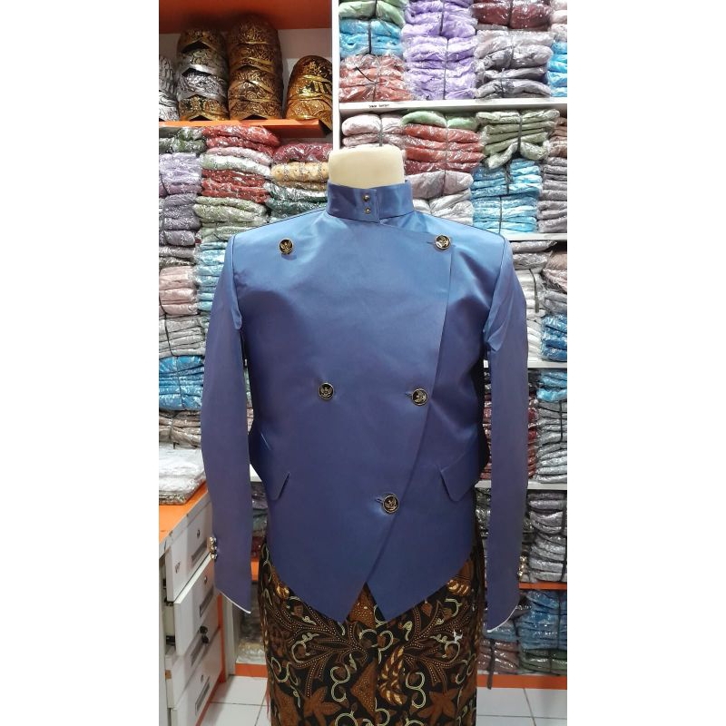 Jual Beskap Jawa Solo Pres Polos | Shopee Indonesia