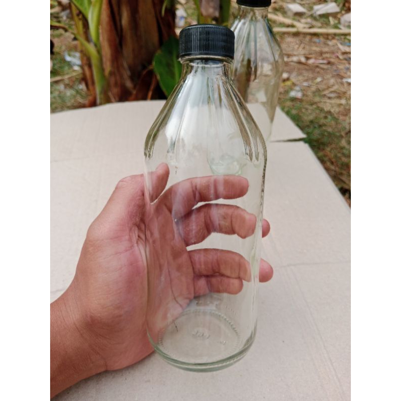 Jual Botol kaca bening 500ml / Botol kaca apel 500ml | Shopee Indonesia