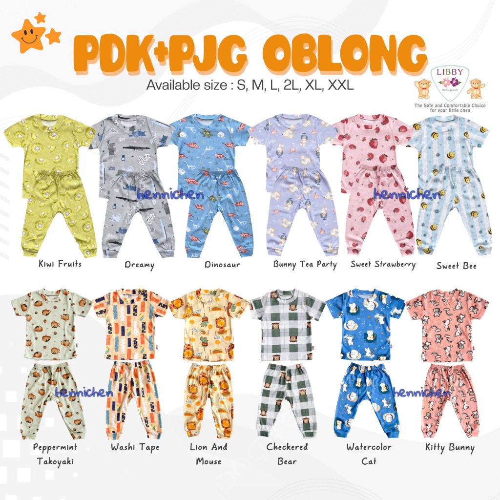 Jual Libby Setelan Oblong NB-XXL Setelan Tipis Pendek Panjang SLUMBER ... Jual Libby Setelan Oblong NB-XXL Setelan Tipis Pendek Panjang SLUMBER ...