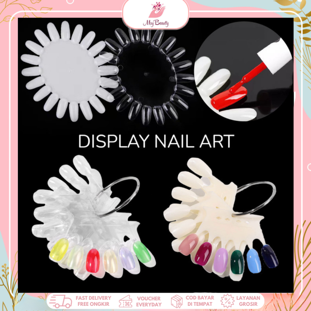 Jual MSY 60pc/20pc Display Kuku Palsu Akrilik Stick Bentuk Mahkota dan ...