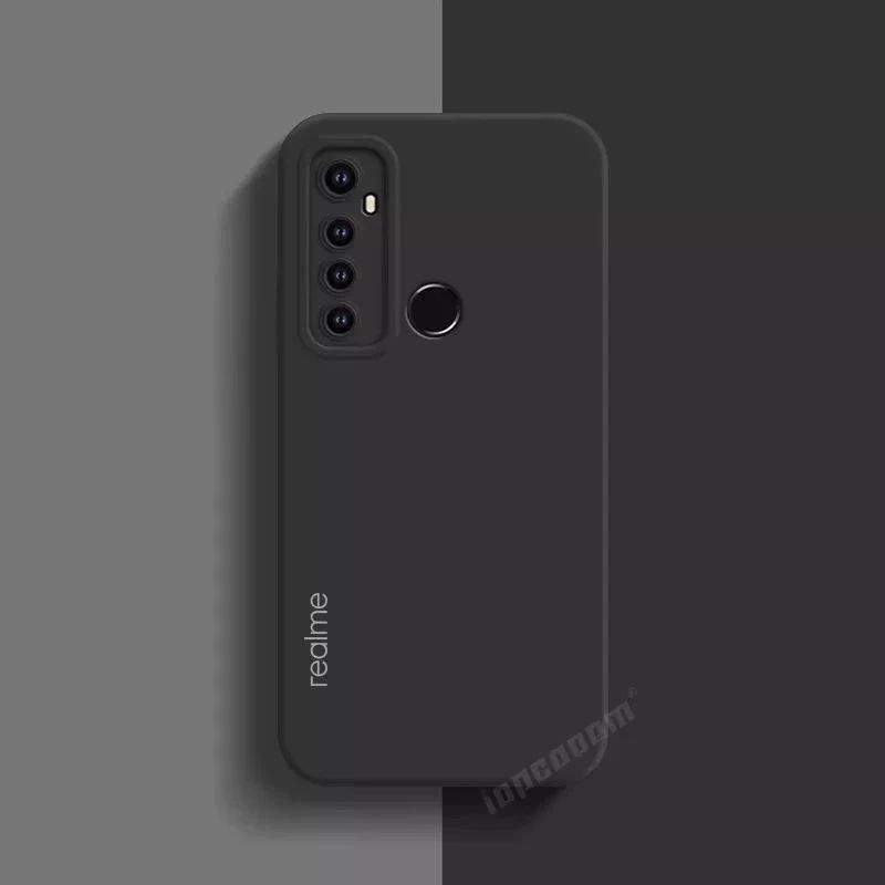 Jual SOFTCASE FULL BLACK REALME 5/5i/5s/5 PRO CASE MACARON PRO CAMERA HITAM POLOS | Shopee Indonesia
