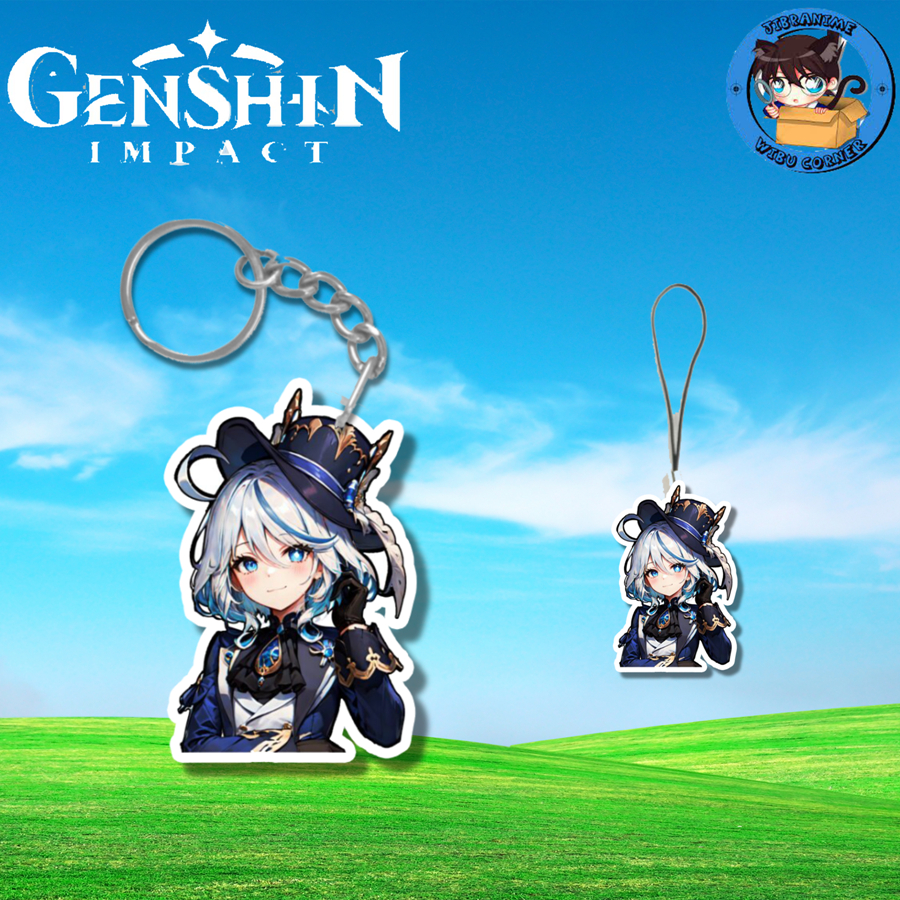 Jual Gantungan kunci akrilik furina genshin impact/costum | Shopee Indonesia