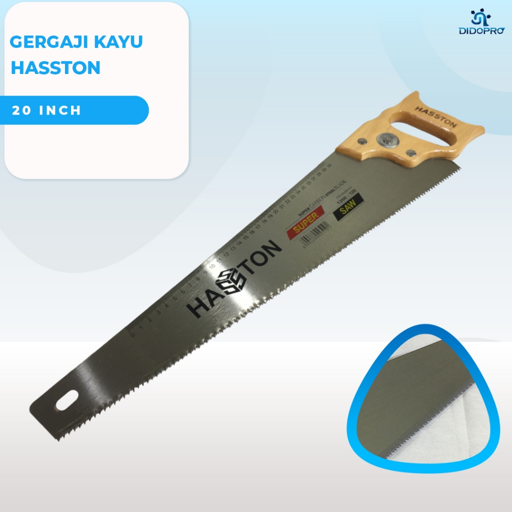 Jual GERGAJI POTONG KAYU / GERAJI POTONG KAYU "HASSTON" / Hand Saw 20 ...