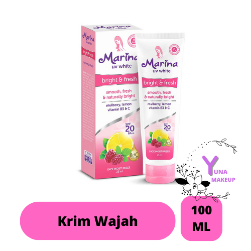 Jual marina brigth cream pink I Pelembab Wajah I Cream Muka Marina ...