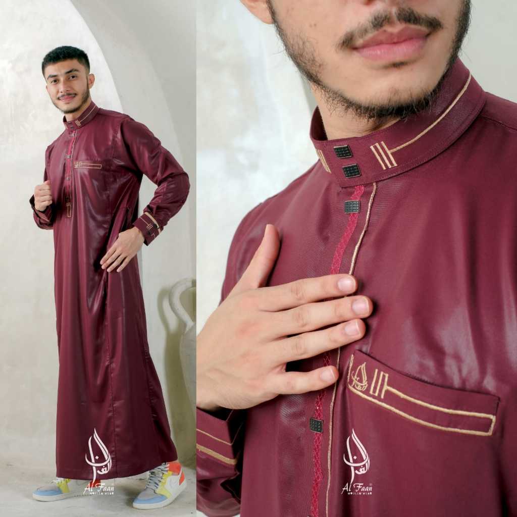 Jual jubah Pria Gamis Pria Jubbah Mewah Model Terbaru Al faan jubah ...